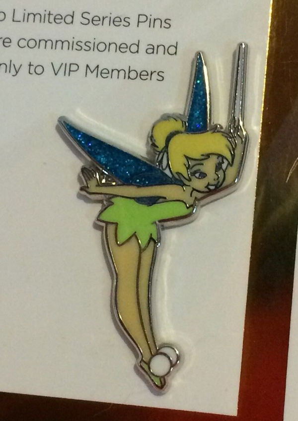 New Tinkerbell Tinker Bell DISNEY MOVIE CLUB Exclusive VIP PIN - in Or ...
