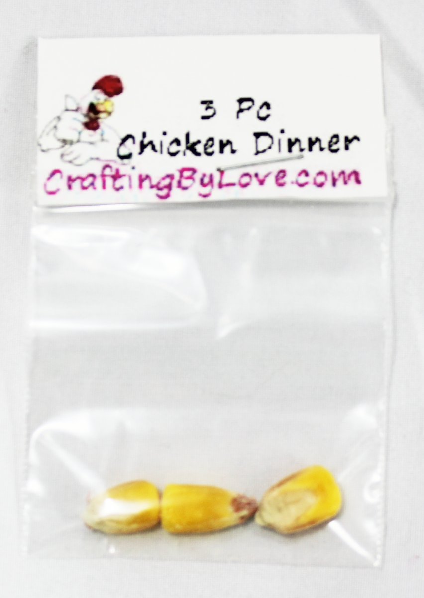 3 Piece Chicken Dinner Prank, Gag Gift, Novelty – Crafting By Love